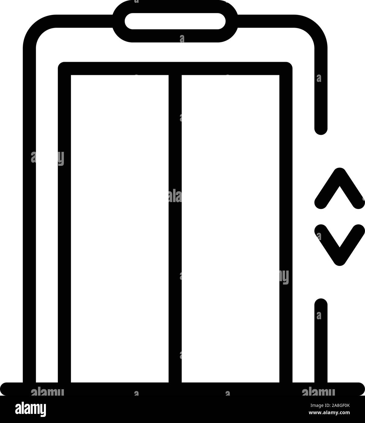Standard elevator icon, outline style Stock Vector Image & Art - Alamy