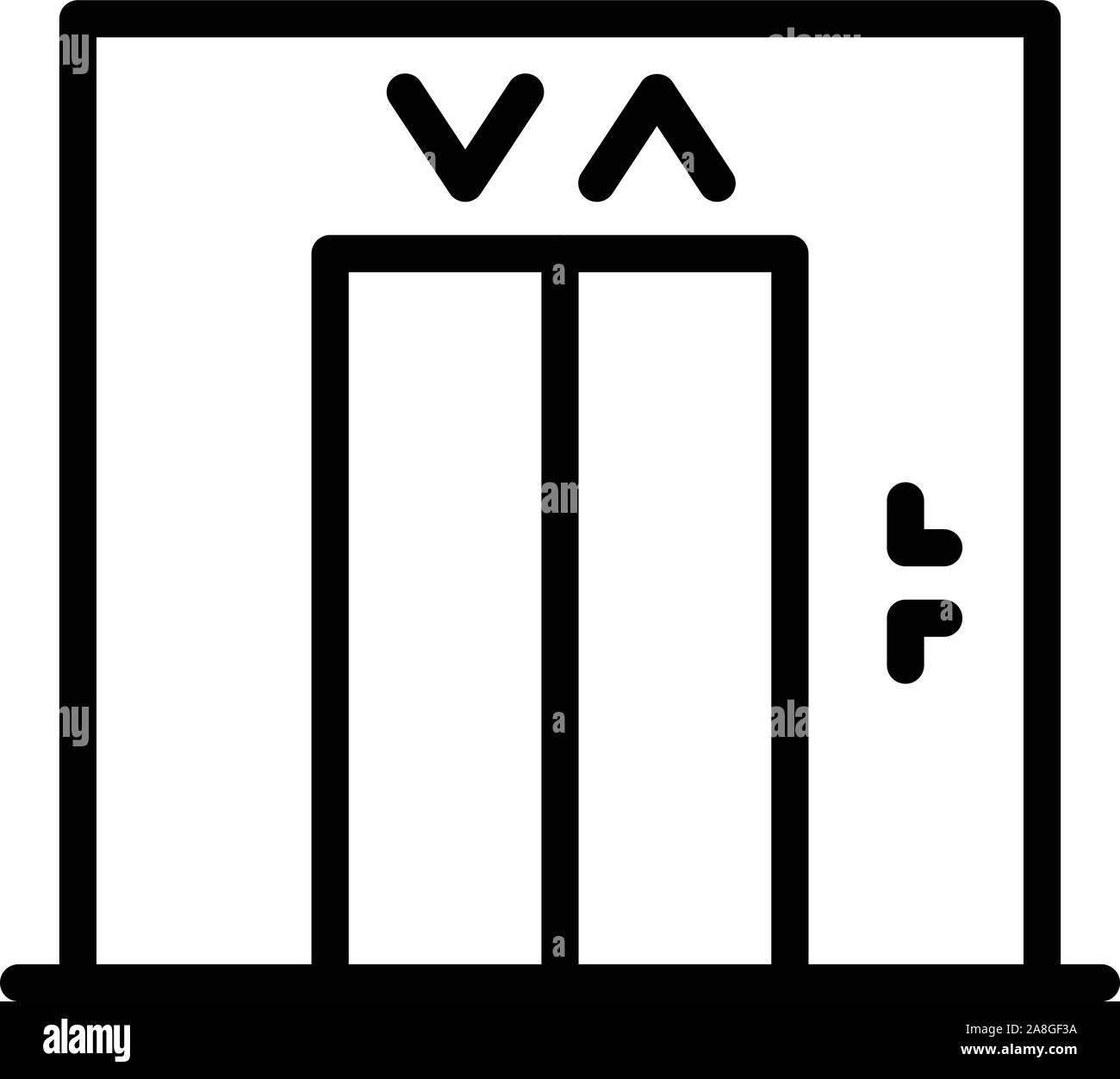 Residential elevator icon, outline style Stock Vector Image & Art - Alamy