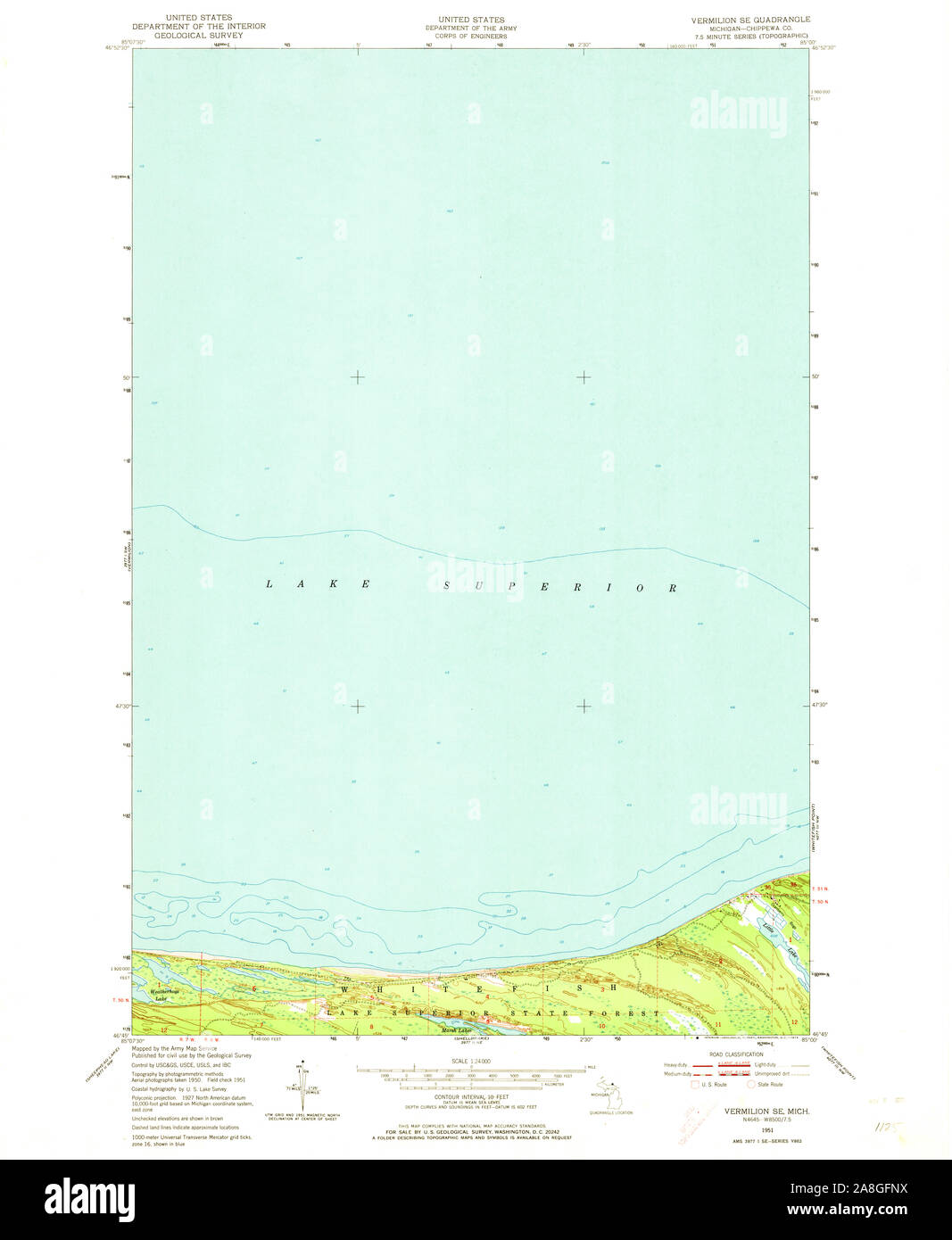 Vermilion map hi-res stock photography and images - Alamy