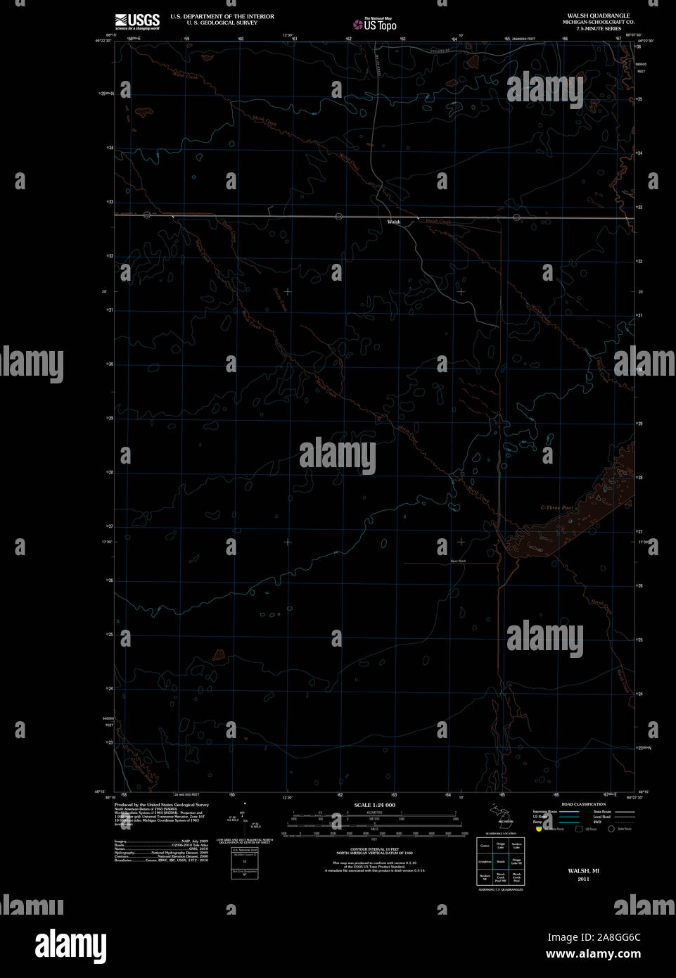 Walsh map hi-res stock photography and images - Alamy