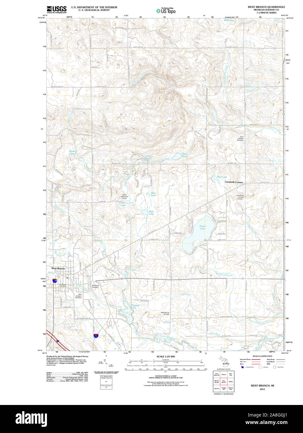 West branch michigan Cut Out Stock Images & Pictures - Alamy