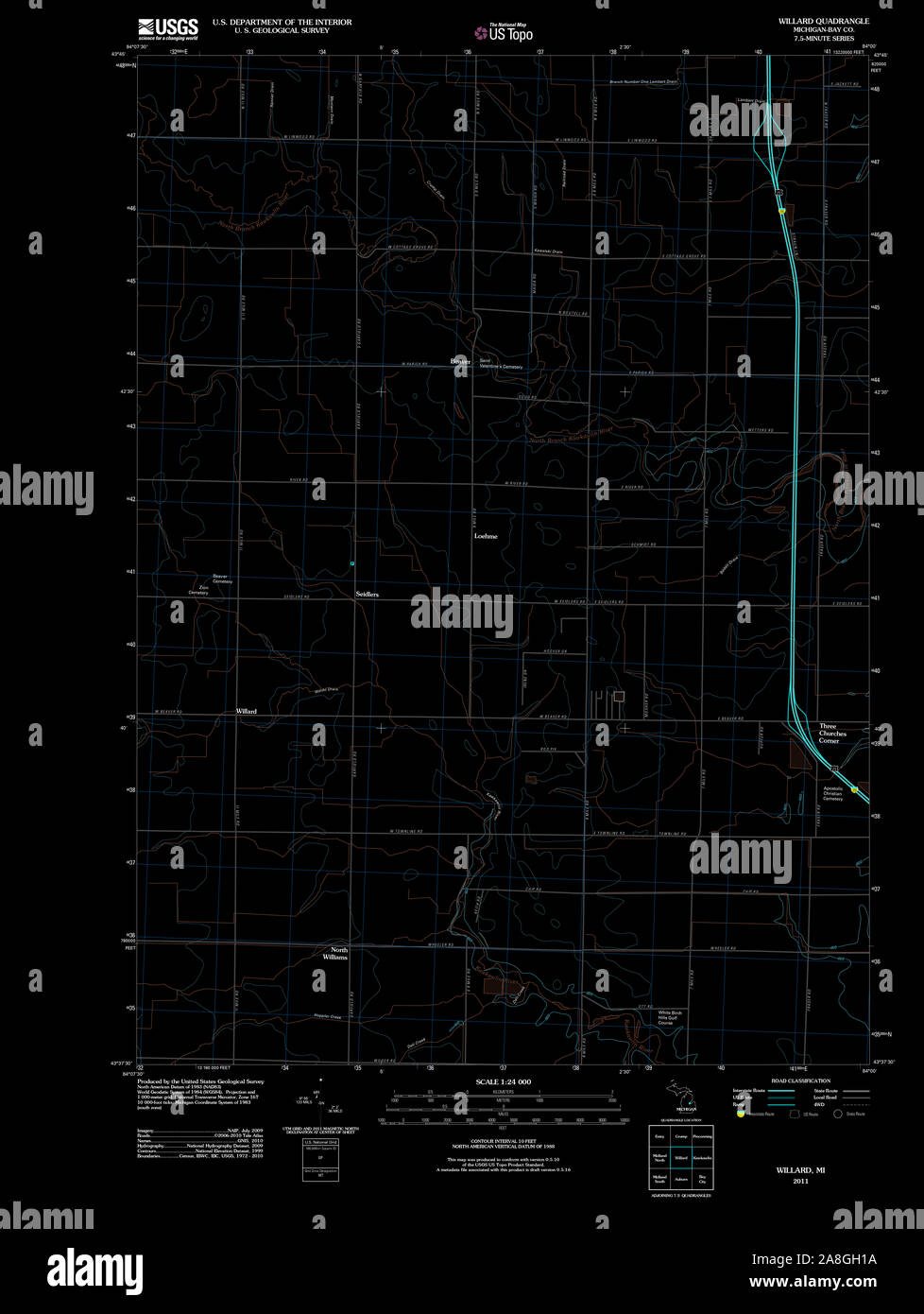 Willard map hi-res stock photography and images - Alamy