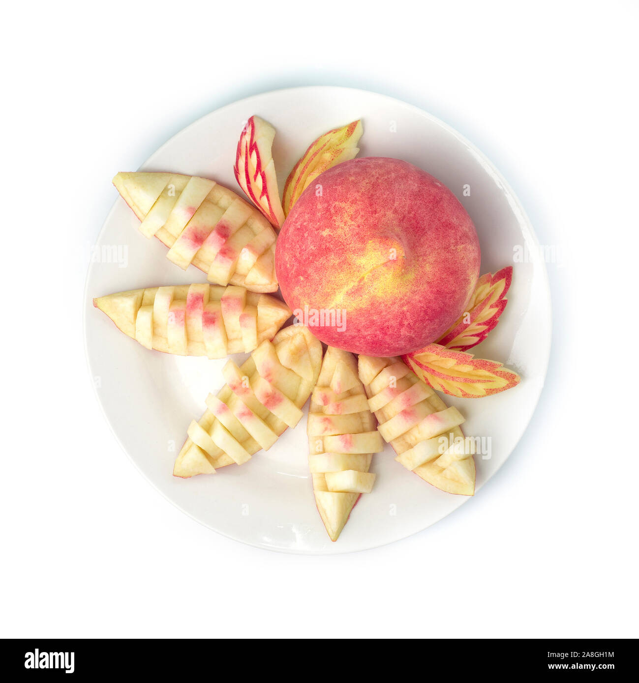 Fresh pineapple sliced in half hi-res stock photography and images - Alamy
