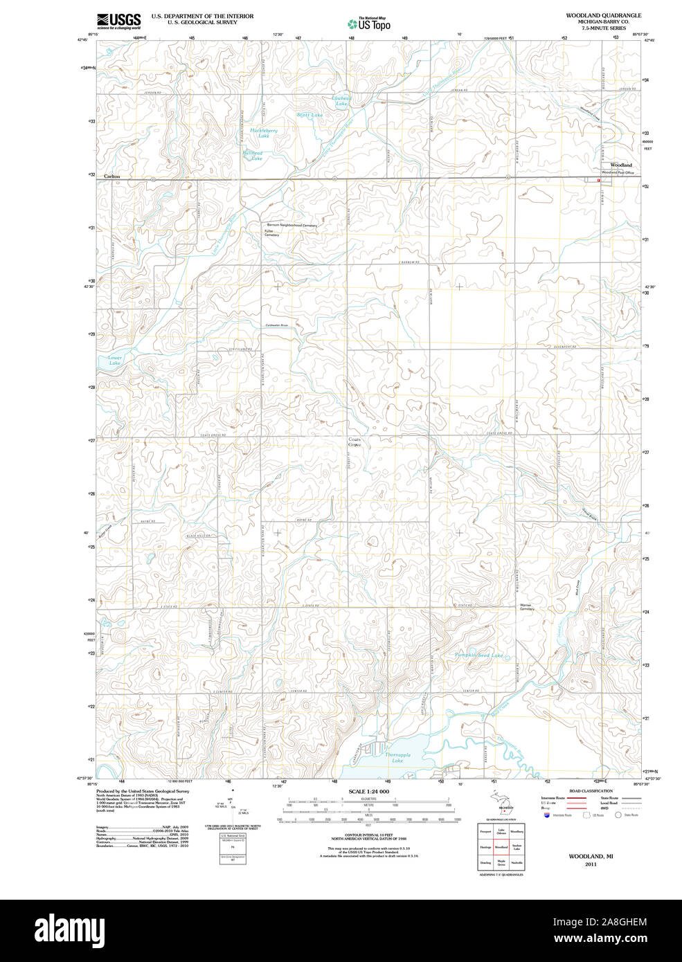 Map of woodland Cut Out Stock Images & Pictures - Alamy