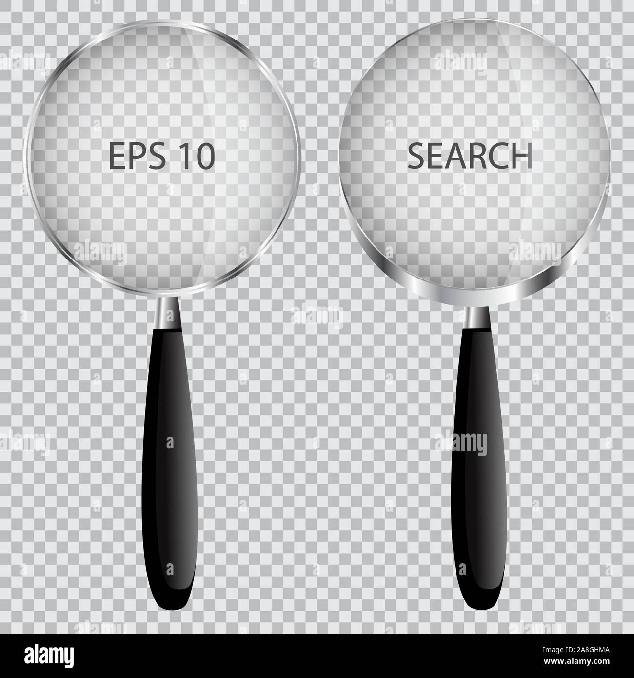 Realistic loupe. isolated vector illustration Stock Vector Image & Art ...