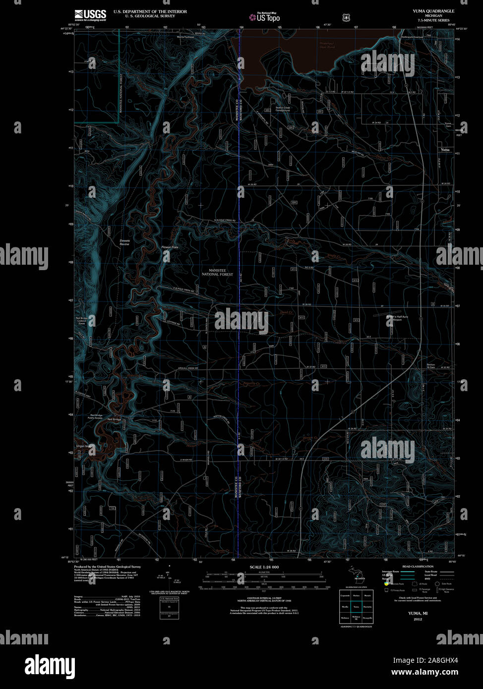 Yuma map hi-res stock photography and images - Alamy