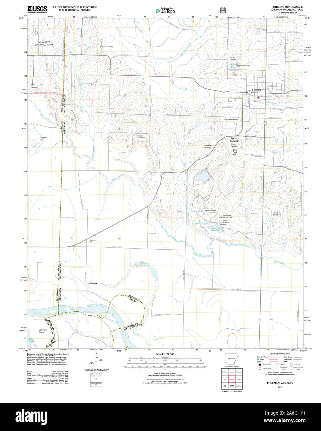 Foreman map Cut Out Stock Images & Pictures - Alamy
