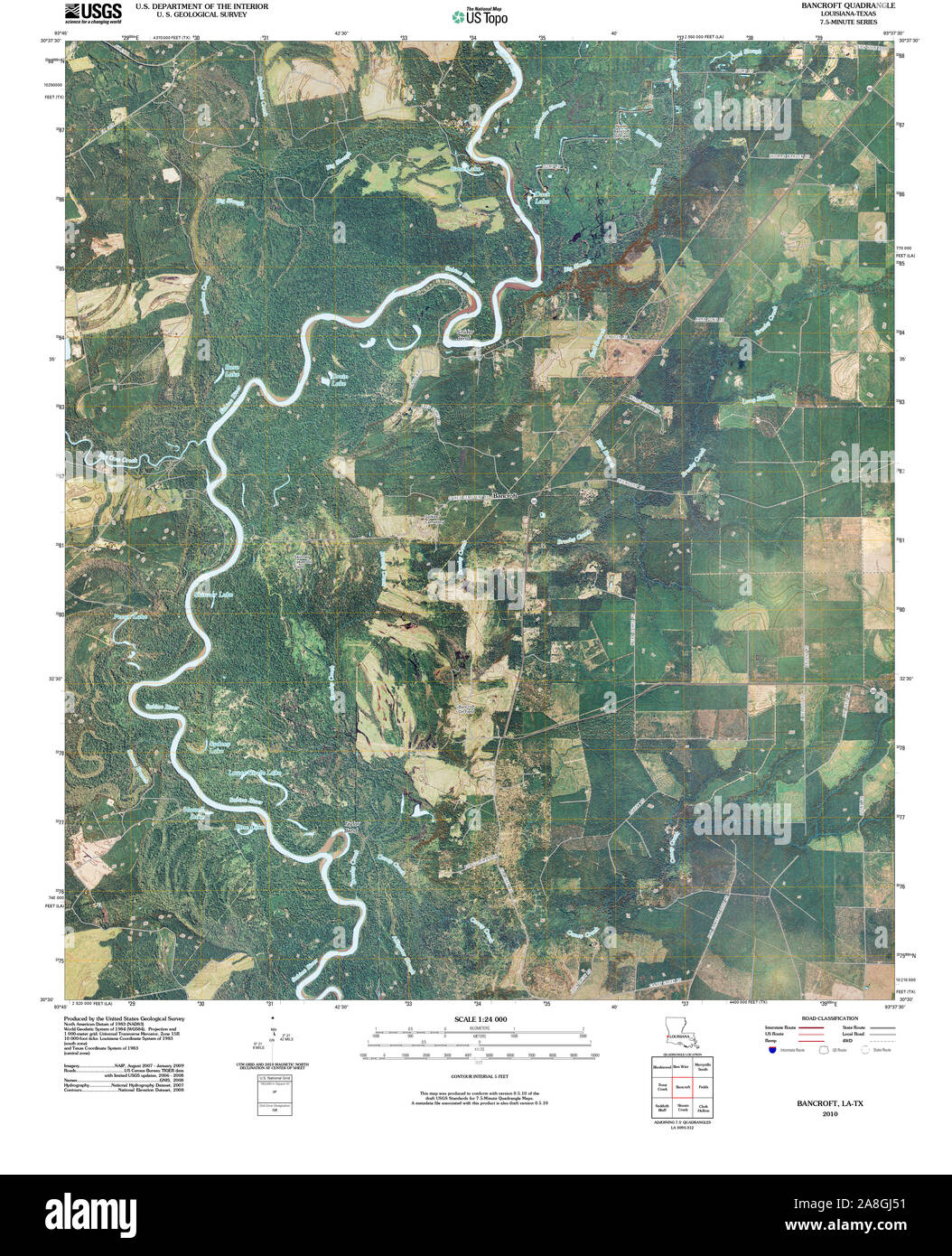 Map of bancroft hi-res stock photography and images - Alamy