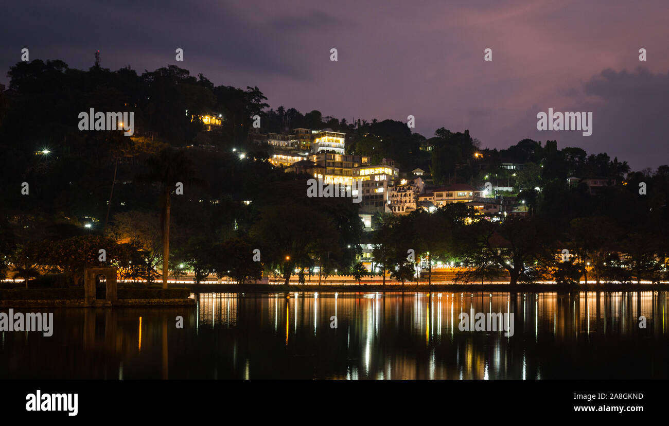 Panorama of the Kandy city on Sri Lanka Stock Photo - Alamy