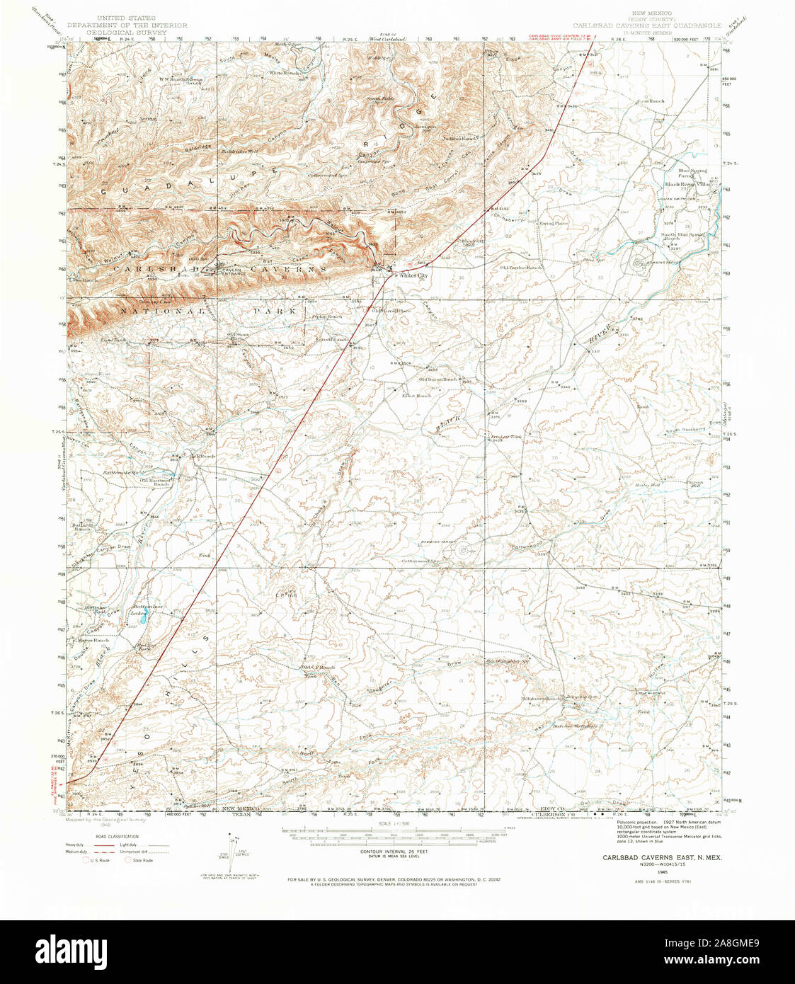 Carlsbad caverns east hi-res stock photography and images - Alamy