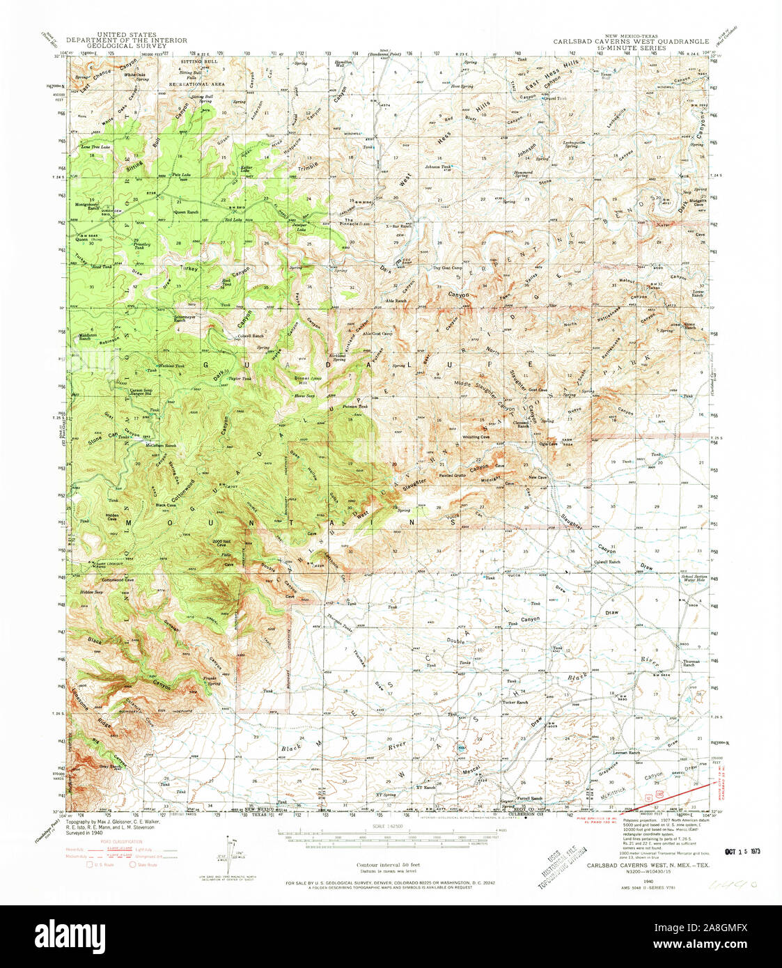 Carlsbad caverns west hi-res stock photography and images - Alamy