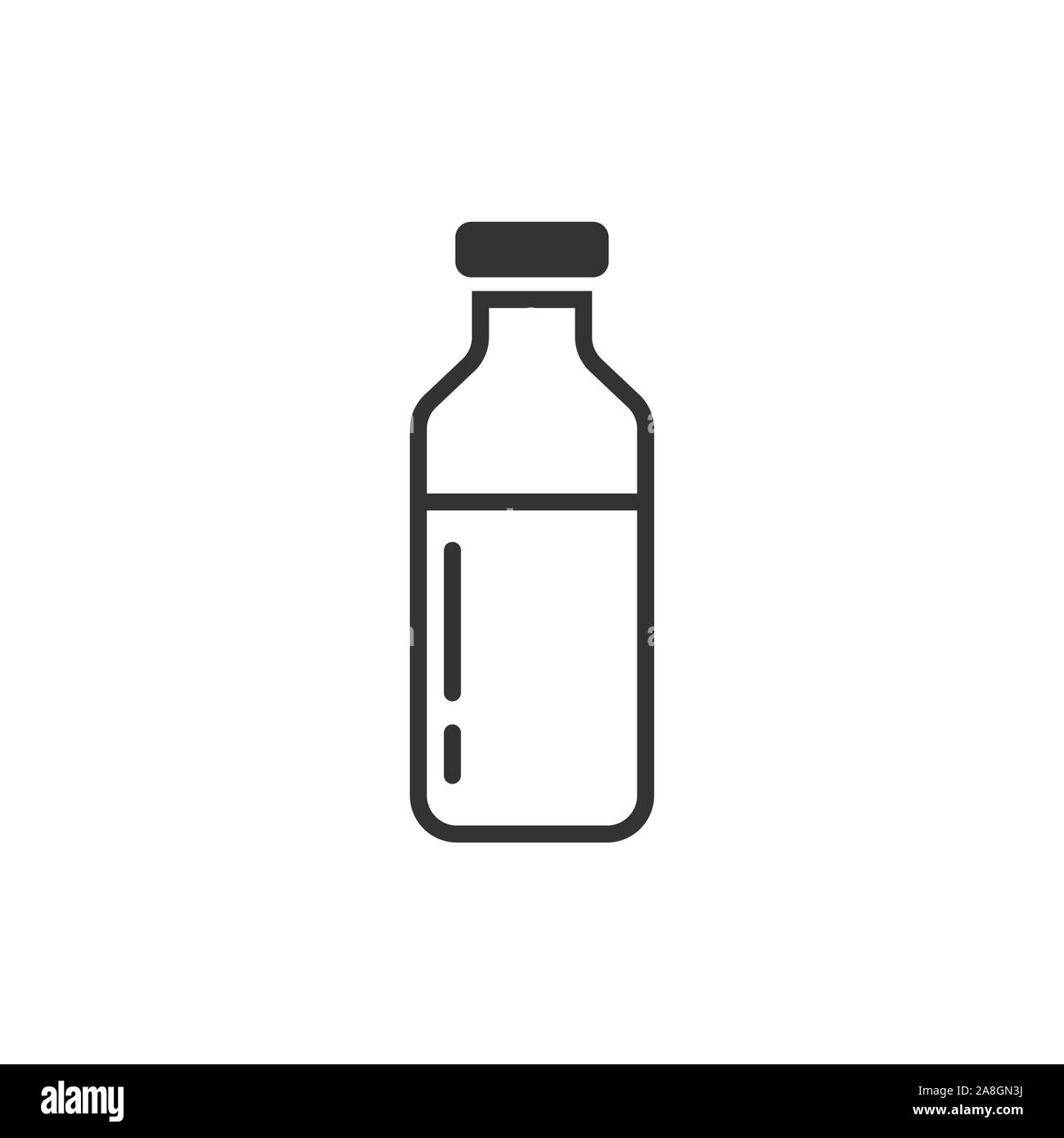 Milk flask Stock Vector Images - Alamy