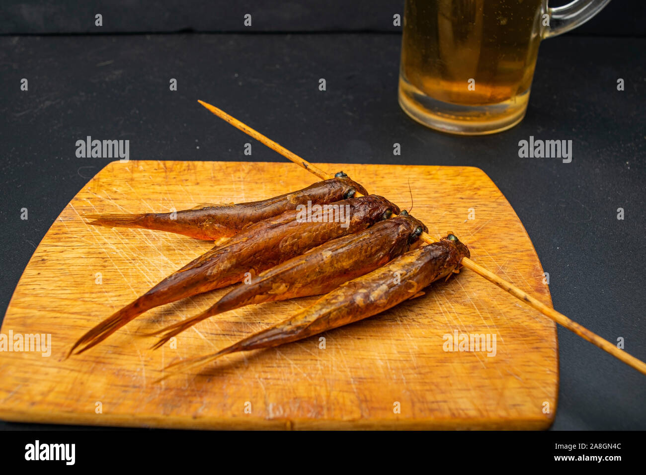 Dried fish cartoon hi-res stock photography and images - Alamy