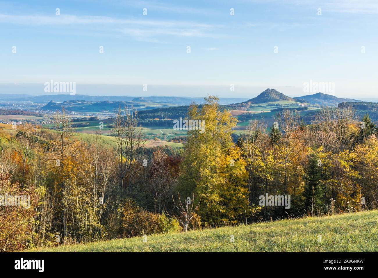 Hegau volcanoes hi-res stock photography and images - Alamy