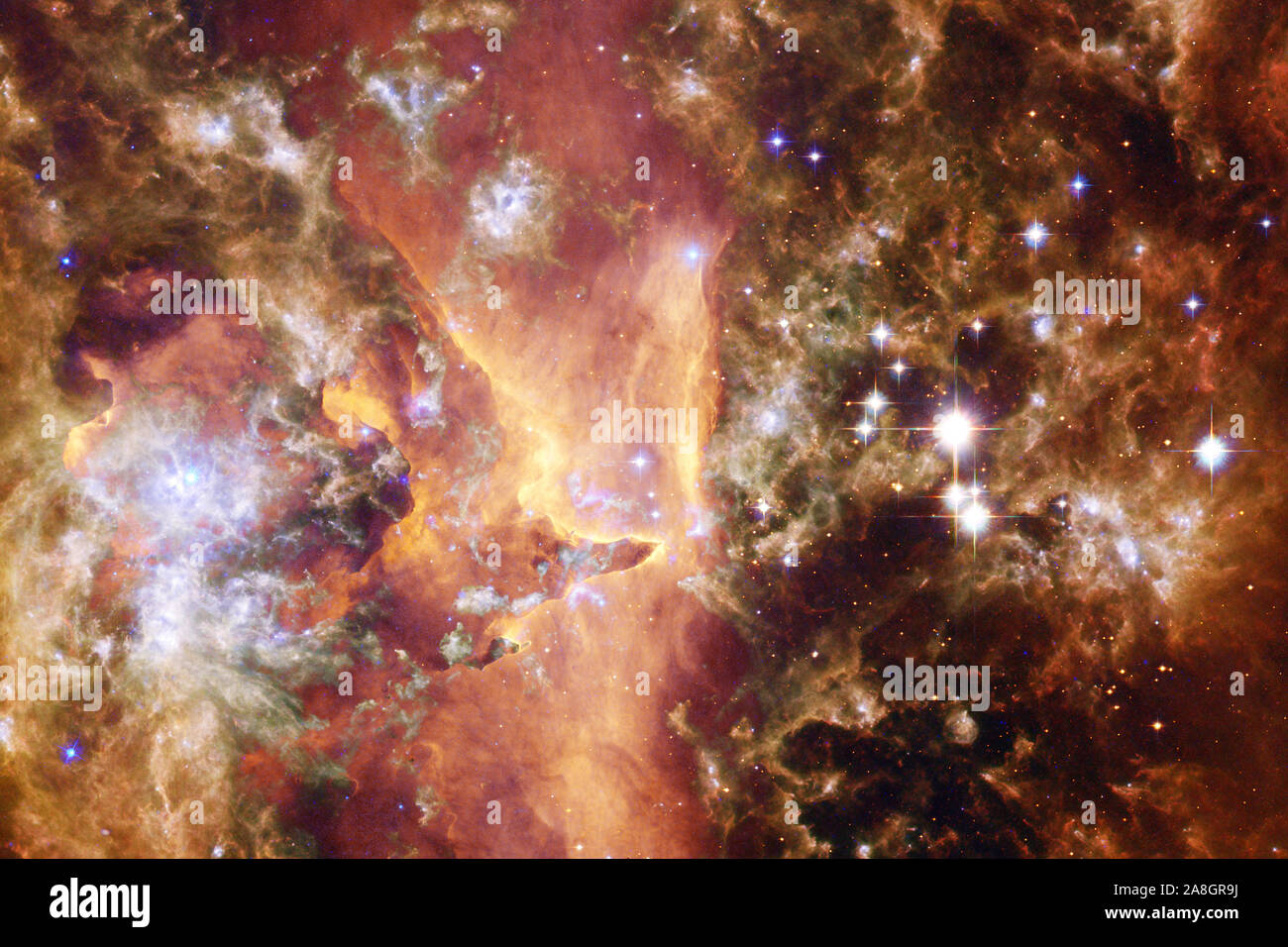 Cosmos. Abstract space wallpaper. Elements of this image furnished by ...