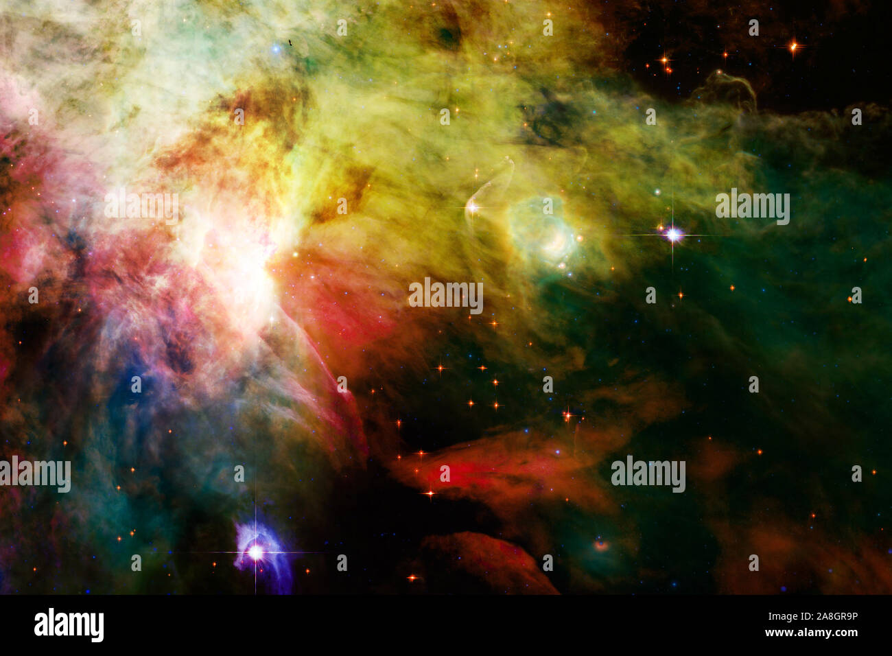 Cosmos. Abstract space wallpaper. Elements of this image furnished by ...