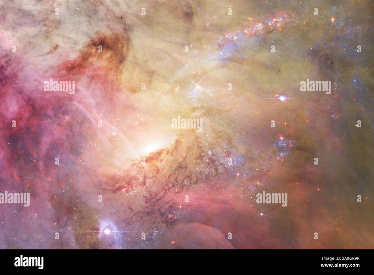 Awesome beauty of starfield somewhere in deep space. Elements of this ...
