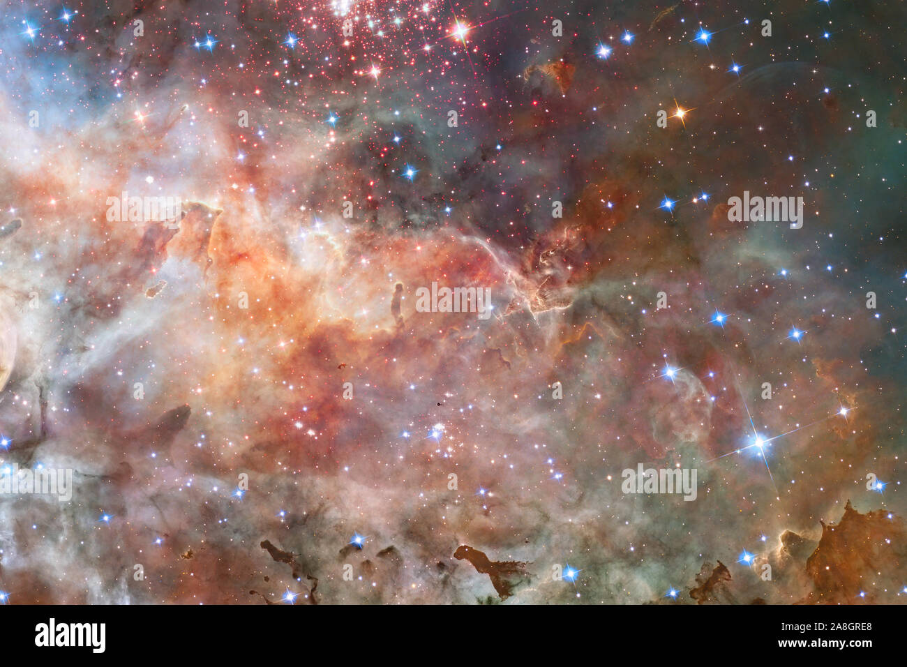 Cosmos. Abstract space wallpaper. Elements of this image furnished by ...