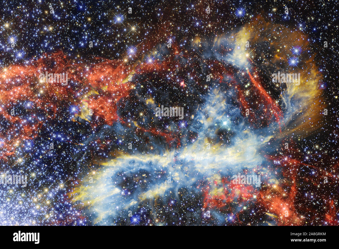Cosmos. Abstract space wallpaper. Elements of this image furnished by ...