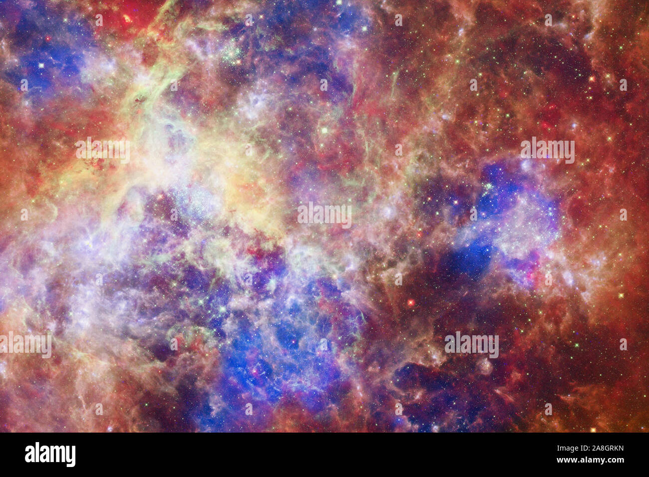 Nebula in outer space. Gas and dust clouds. Elements of this image ...