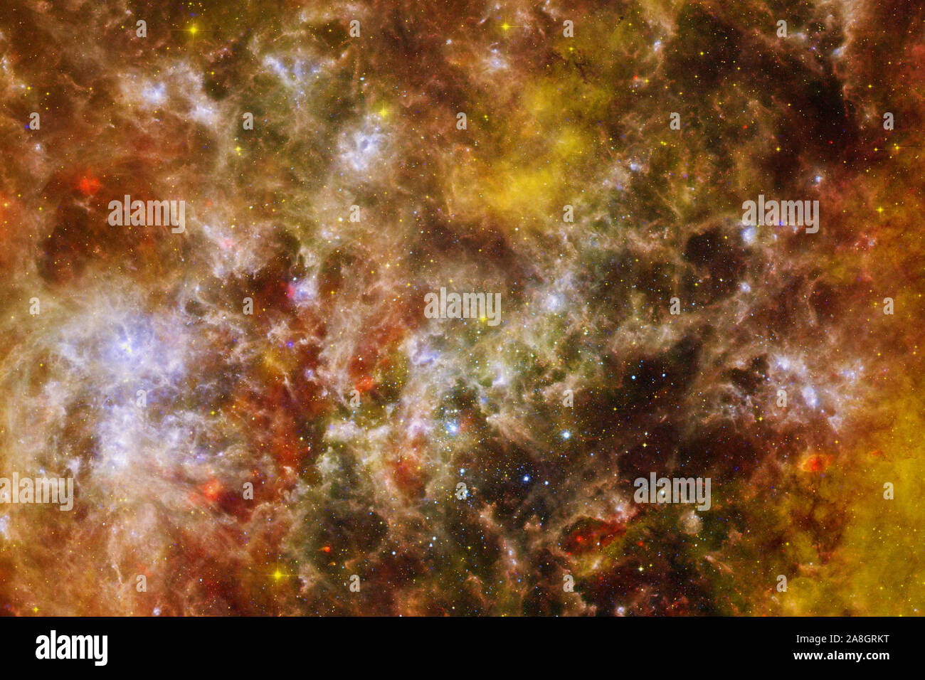 Beautiful space background. Cosmoc art. Elements of this image ...