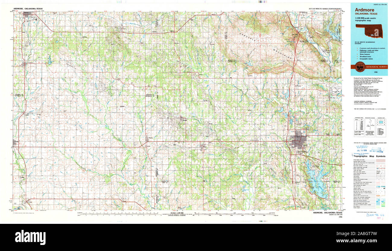 Map of ardmore Cut Out Stock Images & Pictures - Alamy