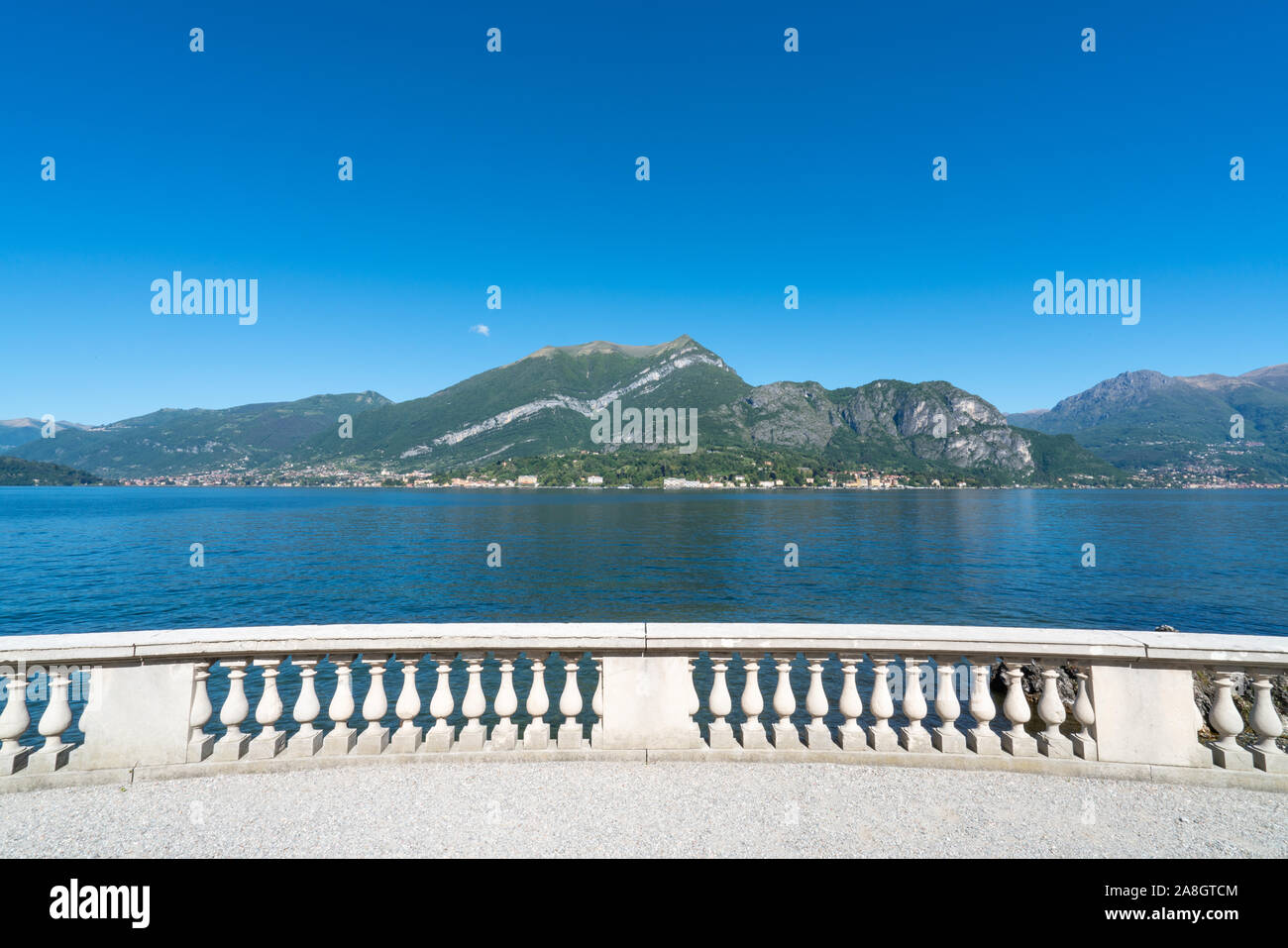 Amazing view in Bellagio - Como lake in Italy Stock Photo - Alamy