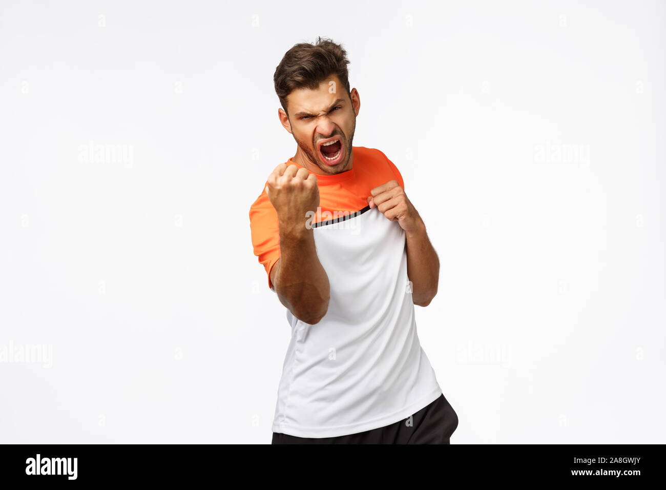 Sports coach shouting hi-res stock photography and images - Alamy