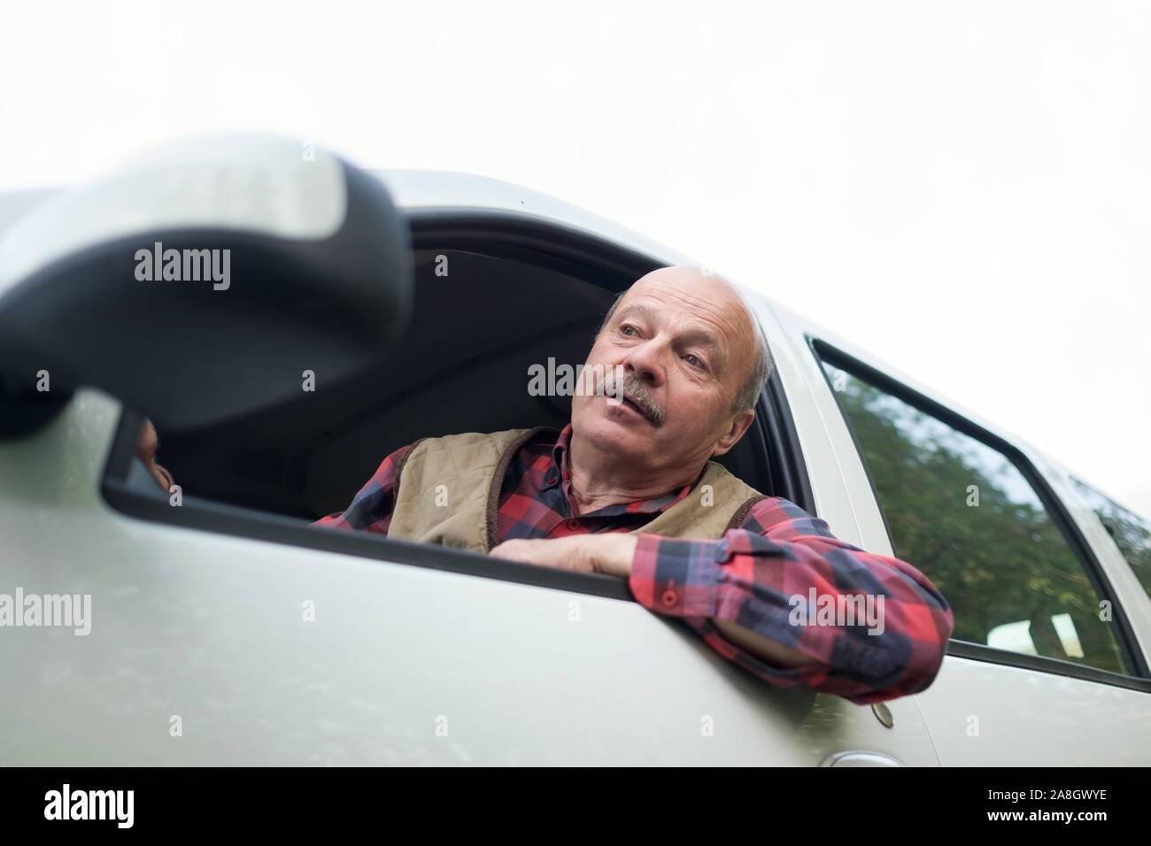 Traffic jam stress man hi-res stock photography and images - Alamy