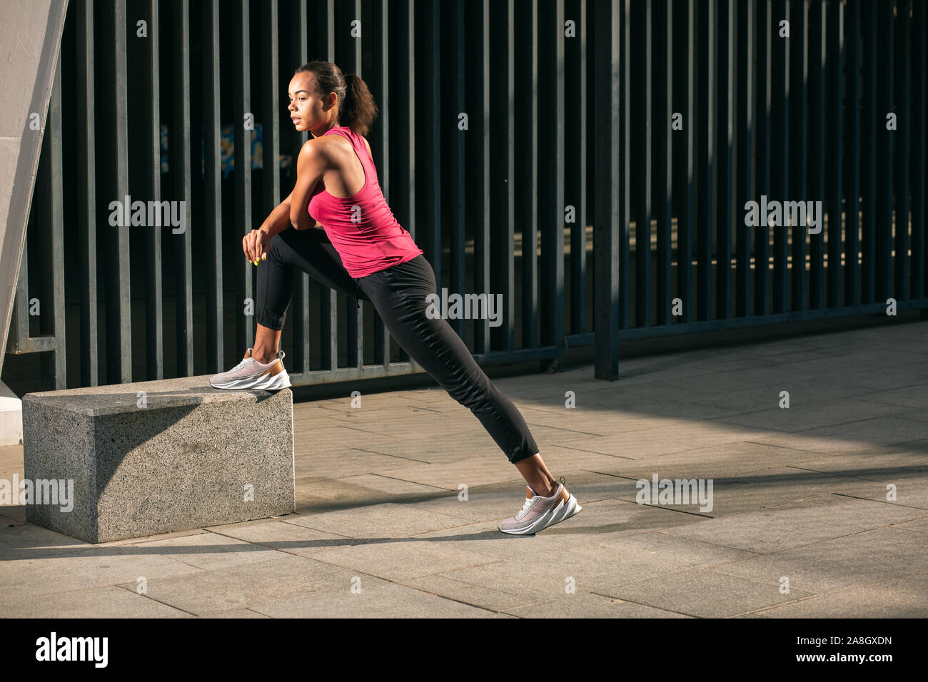 Stretch the muscles hi-res stock photography and images - Alamy