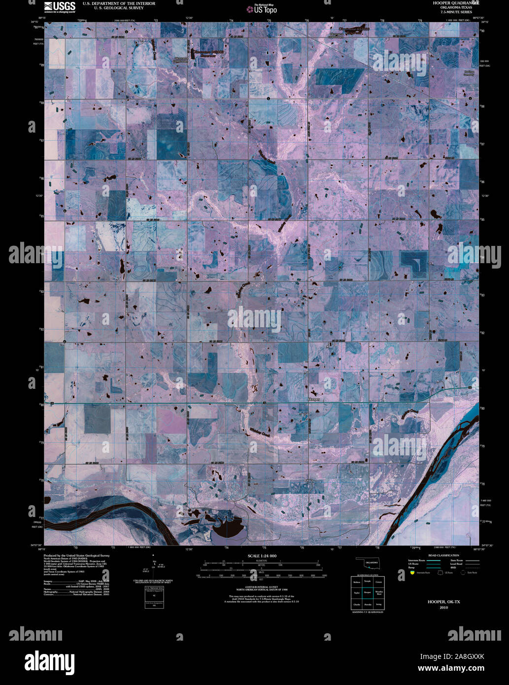 Map of hooper hi-res stock photography and images - Alamy