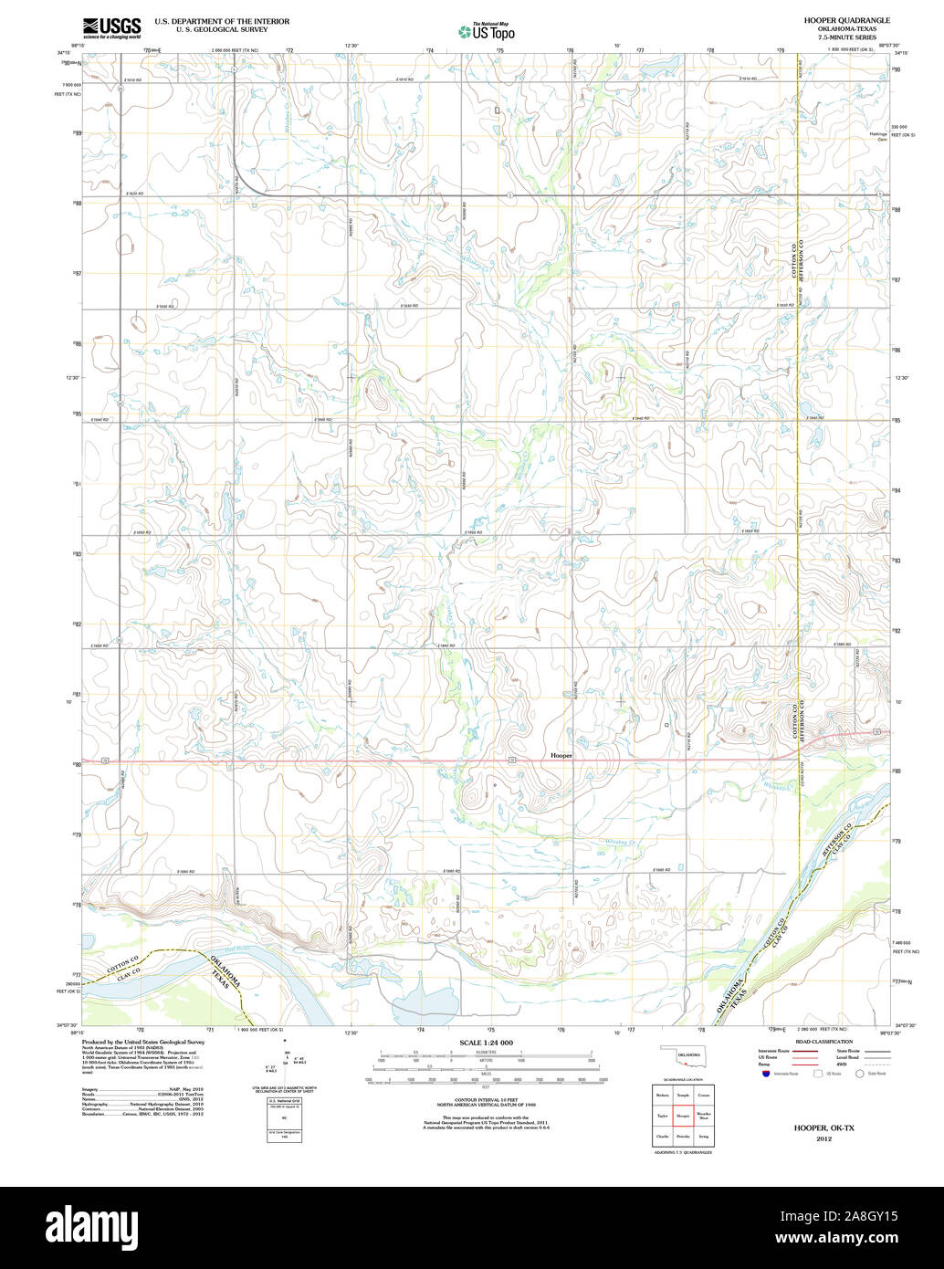 Map of hooper hi-res stock photography and images - Alamy