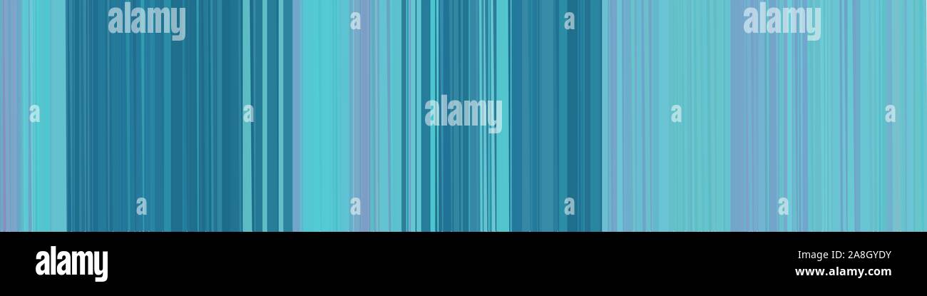 stripe pattern. horizontal header graphic. cadet blue, medium turquoise ...