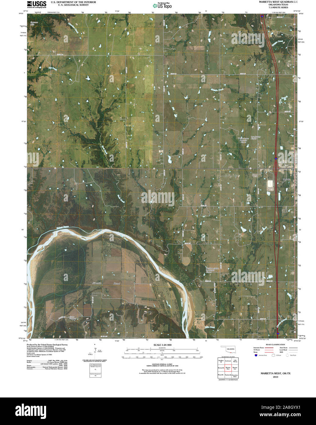 Map of marietta Cut Out Stock Images & Pictures - Alamy