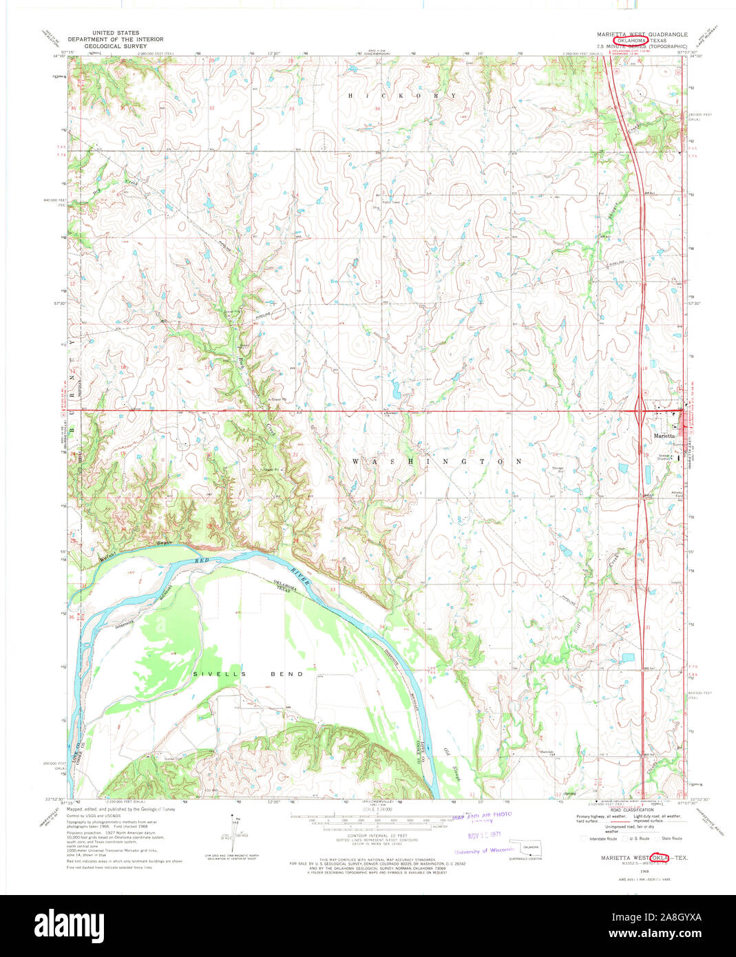 Map of marietta Cut Out Stock Images & Pictures - Alamy