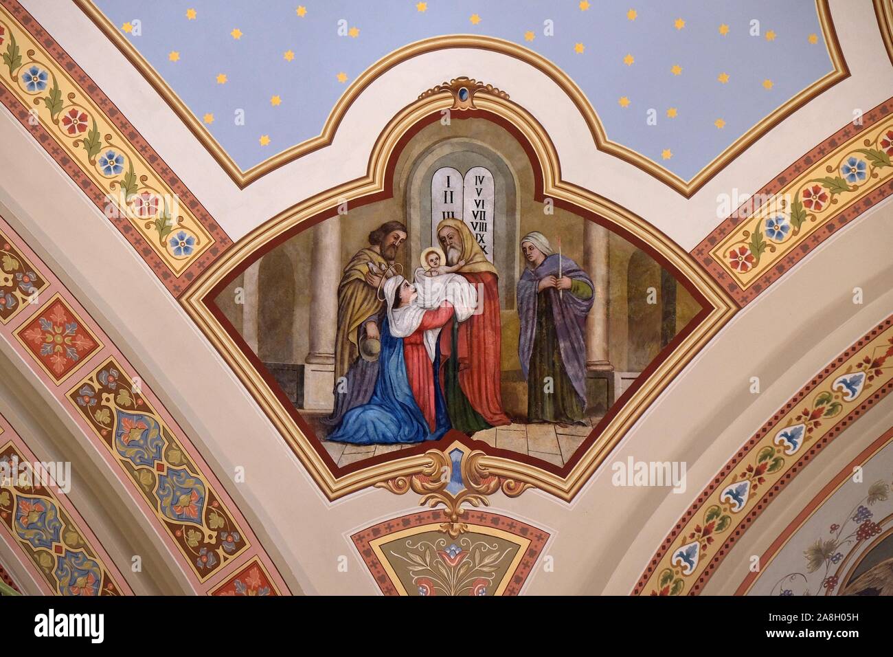 Fresco presentation jesus temple hi-res stock photography and images ...