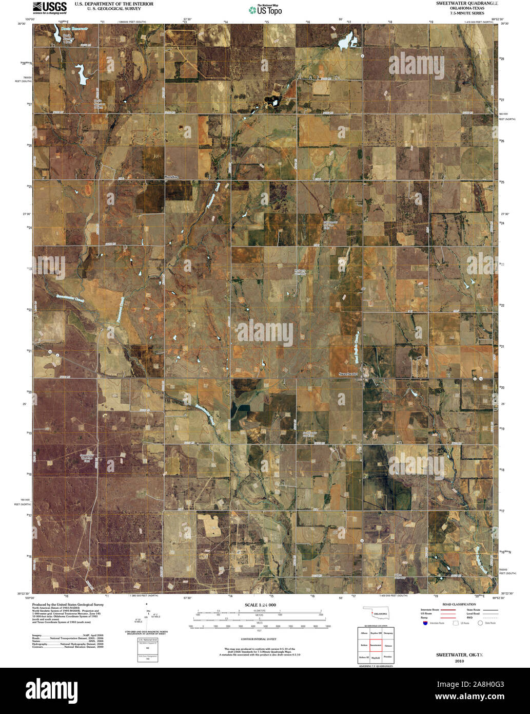 Sweetwater texas map hi-res stock photography and images - Alamy