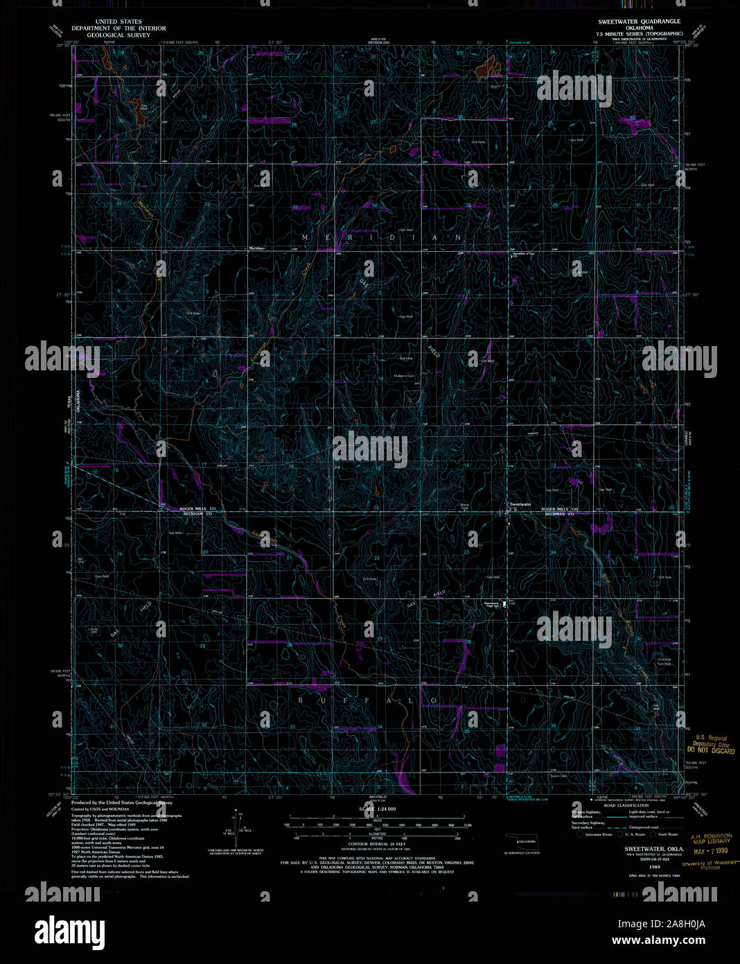 Sweetwater texas map hi-res stock photography and images - Alamy