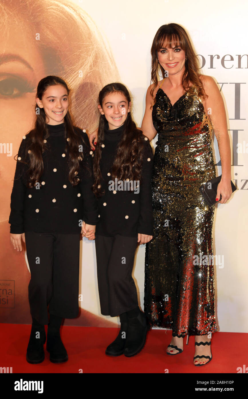 Roma, Italy. 07th Nov, 2019. Italian actress Alessandra Monti, during ...