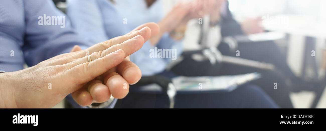 Gorgeous woman clap Stock Photo - Alamy