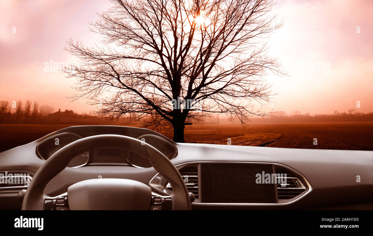 From inside a car hi-res stock photography and images - Alamy