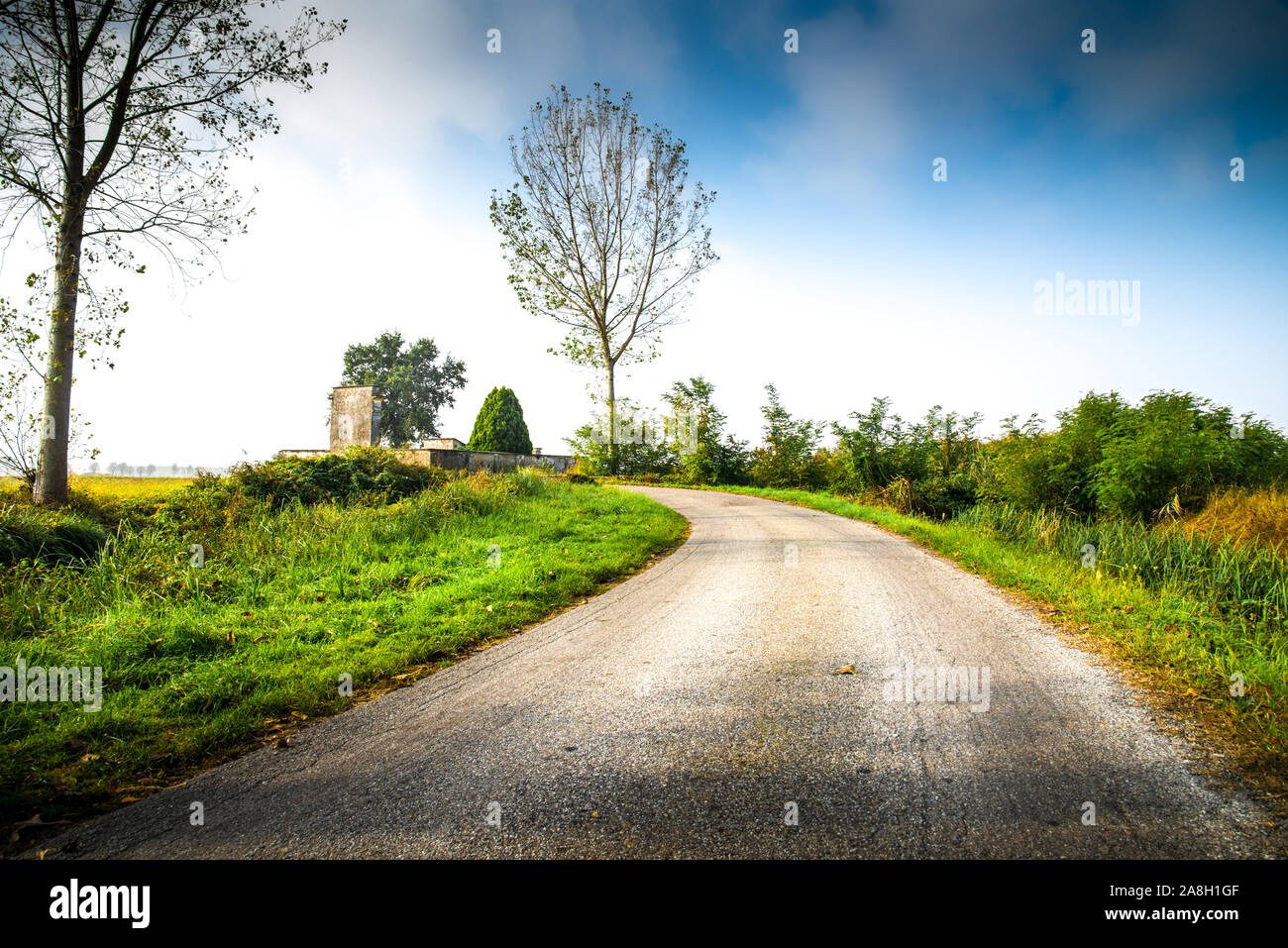 Rural landscape po valley hi-res stock photography and images - Alamy