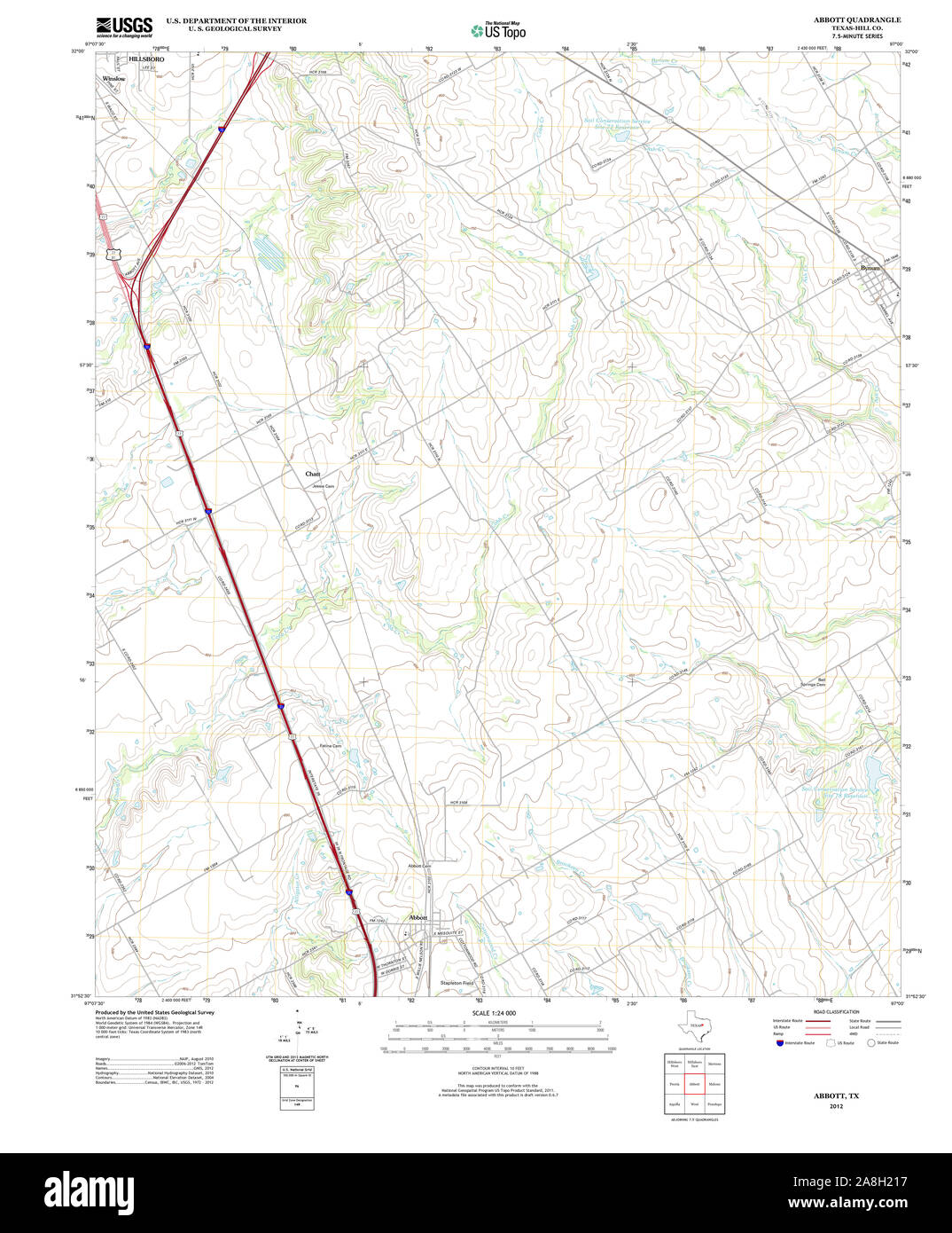 Map of abbott hi-res stock photography and images - Alamy