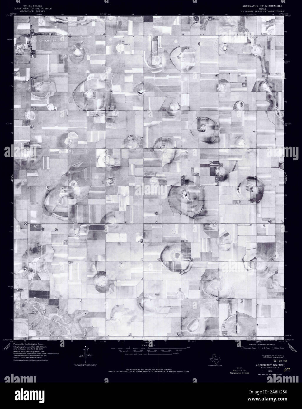 Map of abernathy hi-res stock photography and images - Alamy