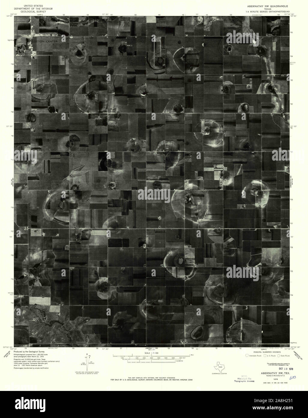 Map of abernathy hi-res stock photography and images - Alamy