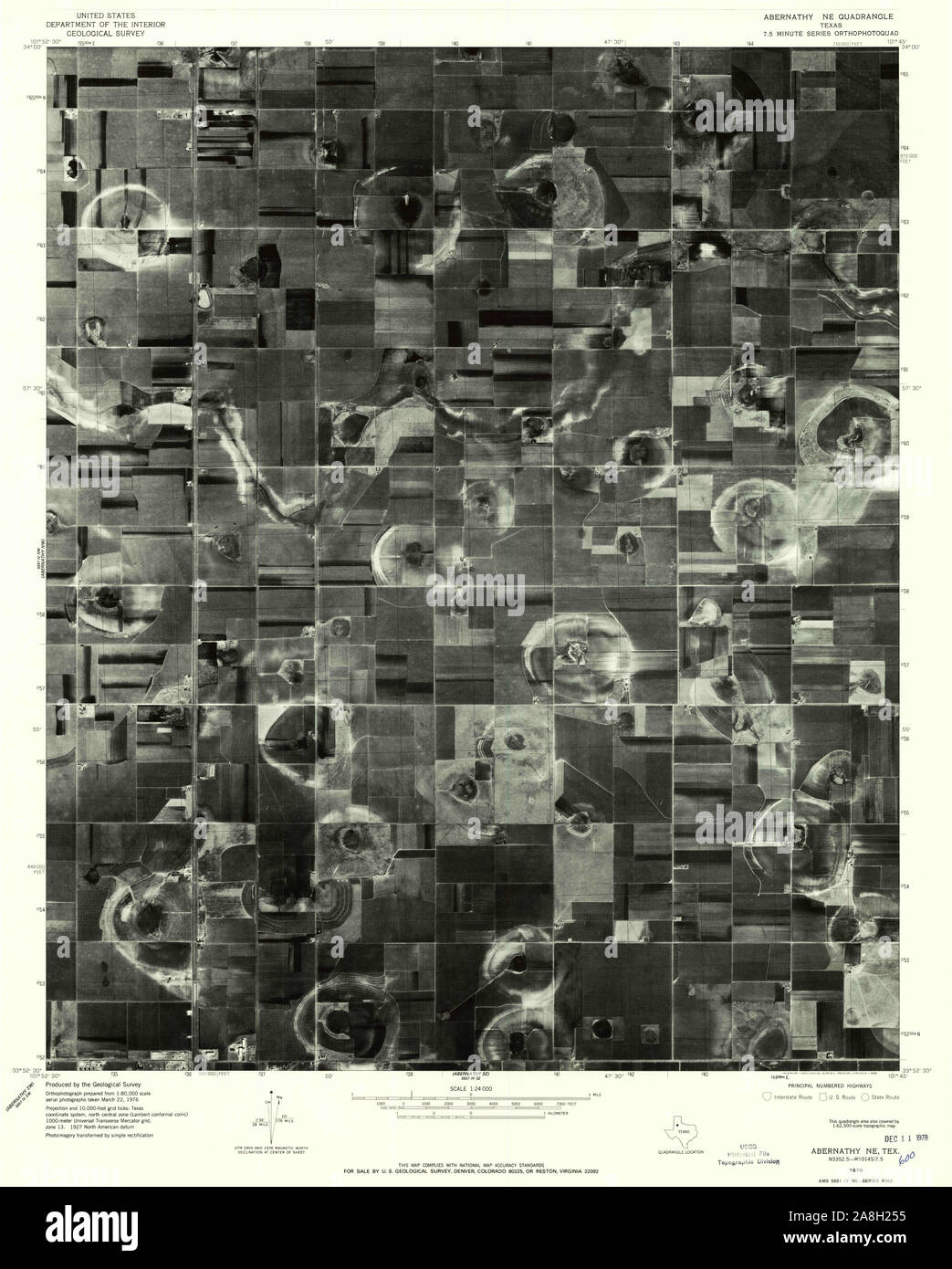 Map of abernathy hi-res stock photography and images - Alamy