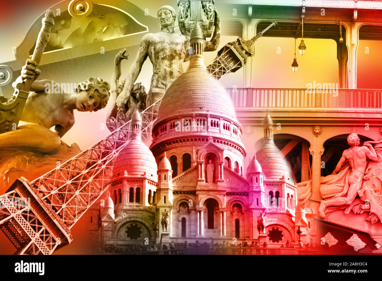 Strange collage hi-res stock photography and images - Alamy