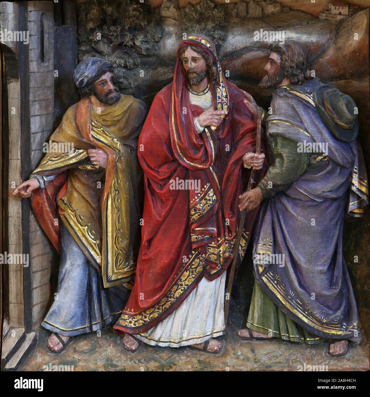 Jesus on the road to emmaus hi-res stock photography and images - Alamy