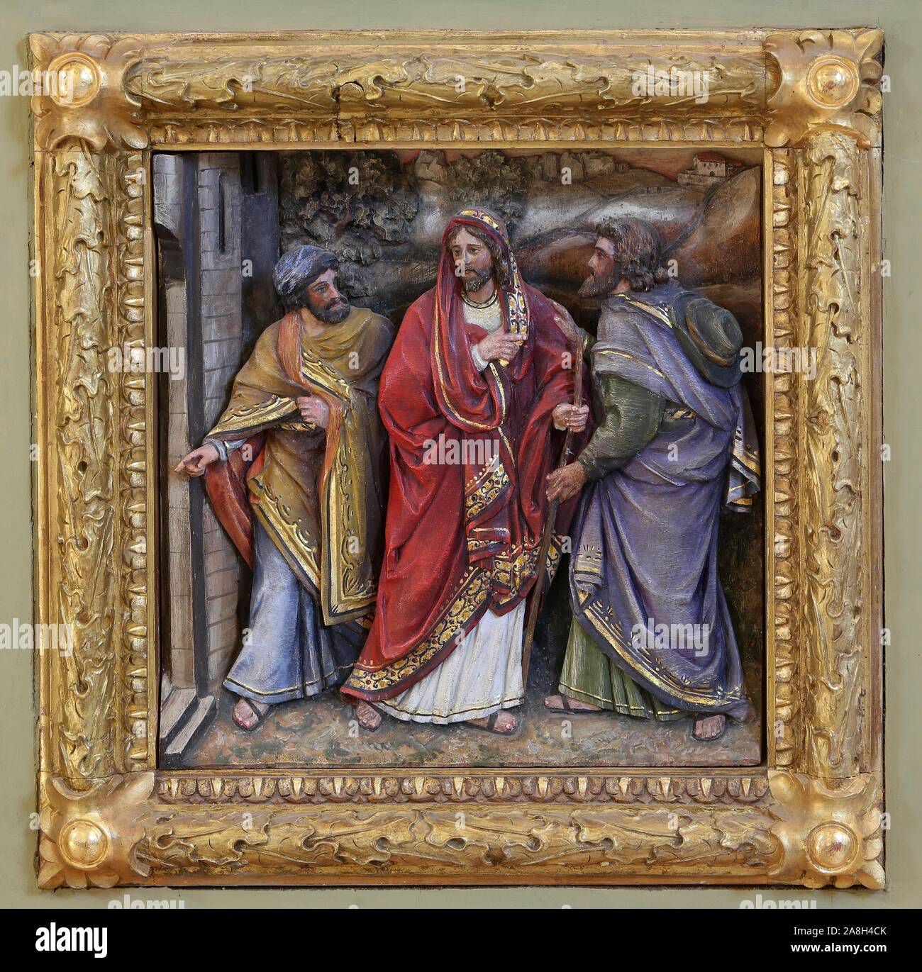 Jesus on the road to emmaus hi-res stock photography and images - Alamy
