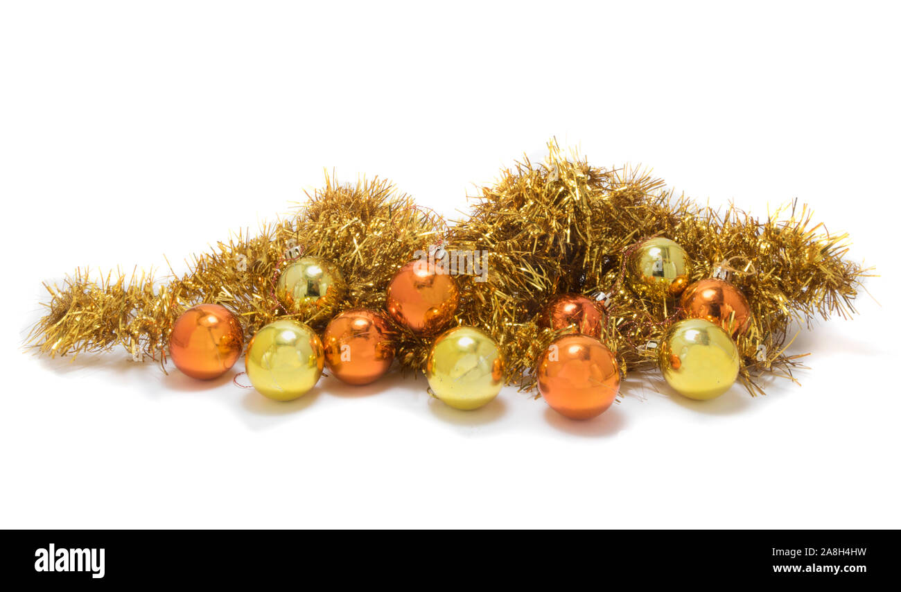Group of christmas tree balls Cut Out Stock Images & Pictures - Alamy